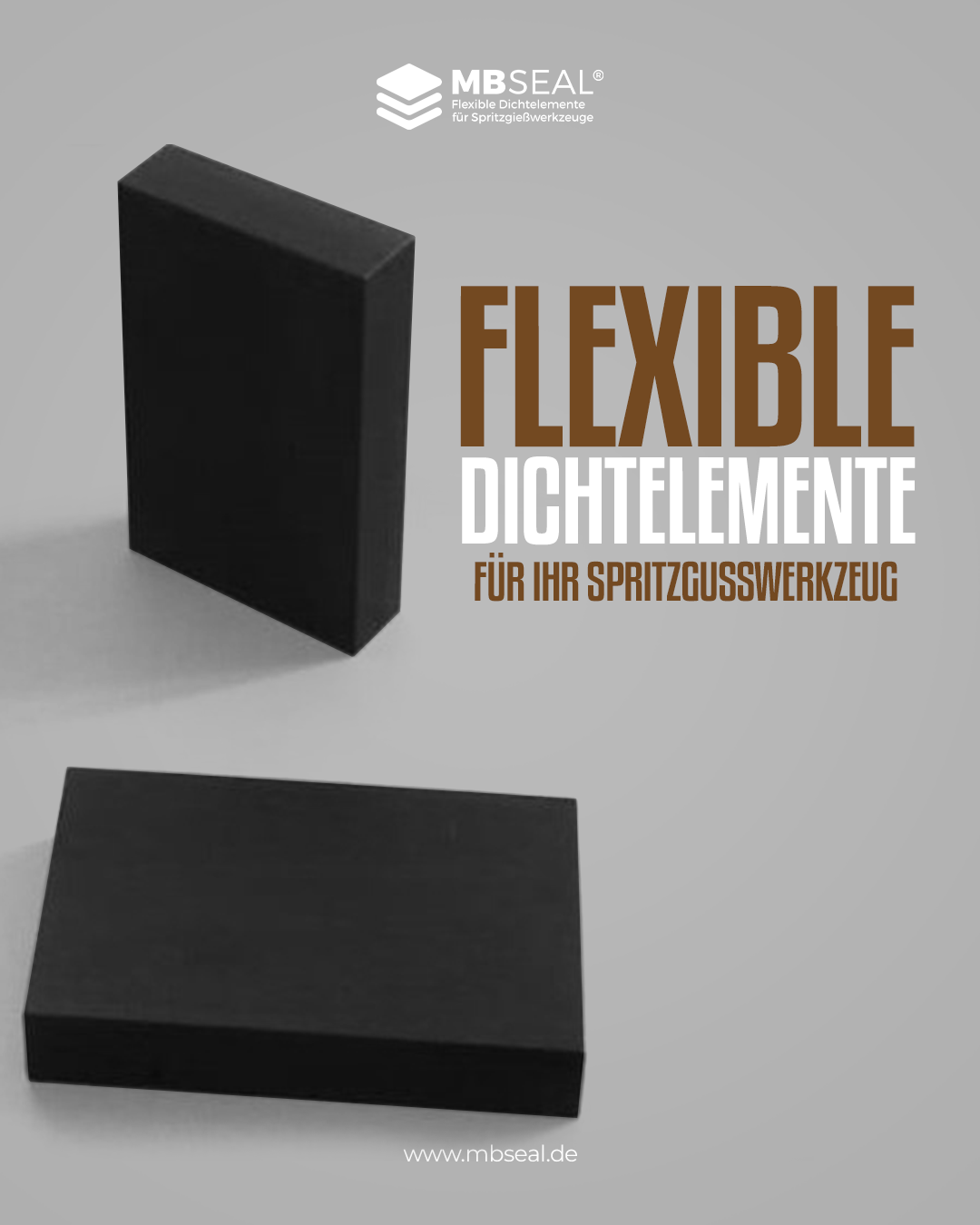 MB-Seal® Flexibles Dichtelement für Spritzgießwerkzeuge aus MB-Seal®